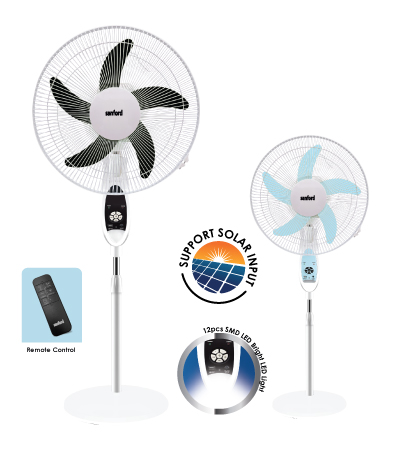 Sanford - Home Appliances - Rechargeable Stand Fan