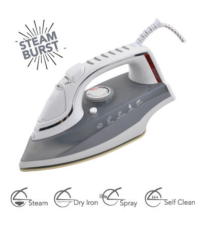 Sanford - Home Appliances - Steam Iron, Ceramic steam iron.